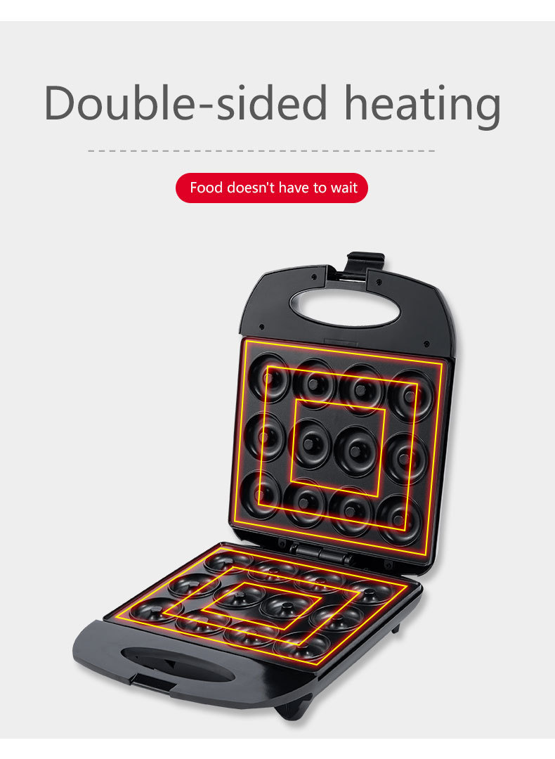 Hoba Donut Maker Machine Double Heating Doughnut Maker Breakfast ...