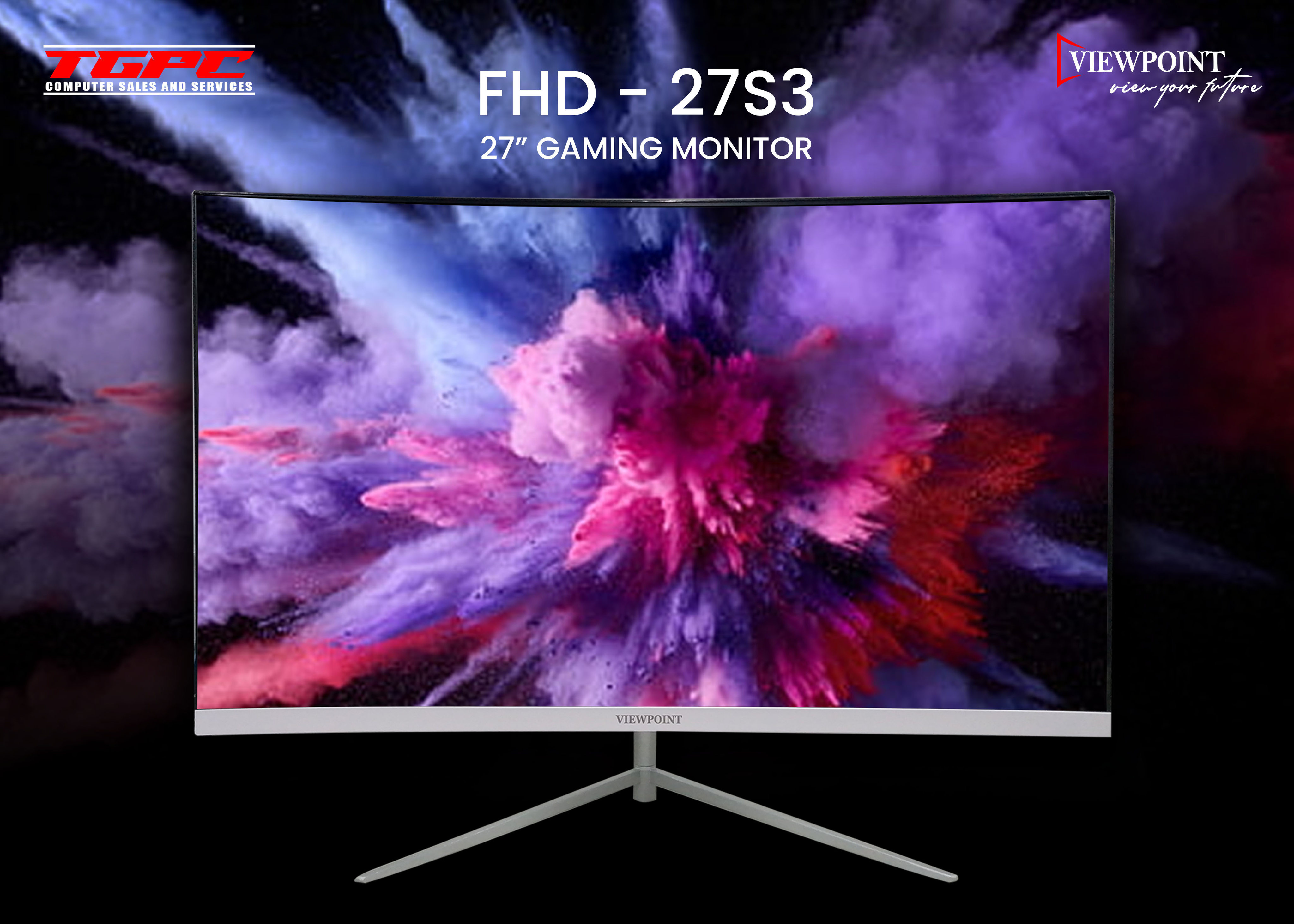 Monitor Viewpoint 27 inch 75hz Semi Curve Gaming Monitor | Viewpoint ...