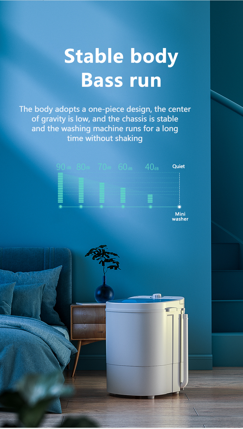 SHANBEN Portable blue light sterilization washing machine Baby ...