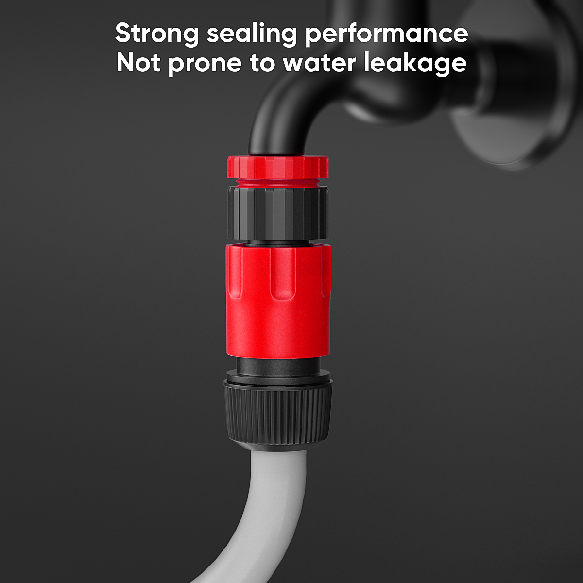 Mitsushi 3Pcs PVC Hose Connector 1/2/3/4 inch Quick Coupling Hose ...