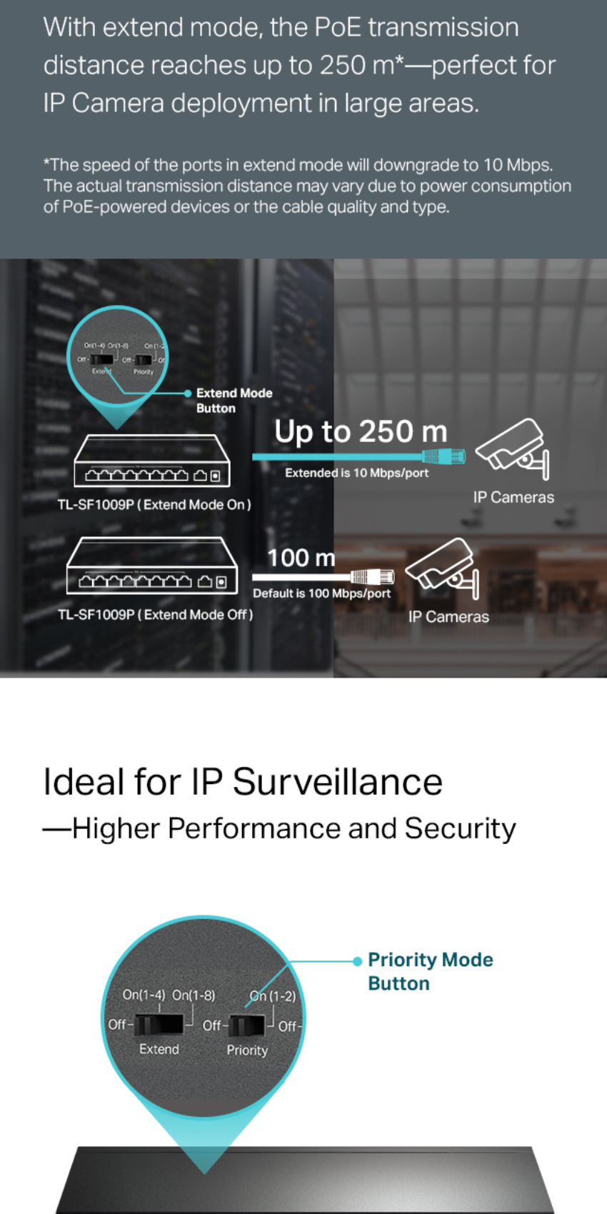TP-Link | TL-SF1009P | 9-Port | PoE+ | PoE | Switch | Shopee Philippines