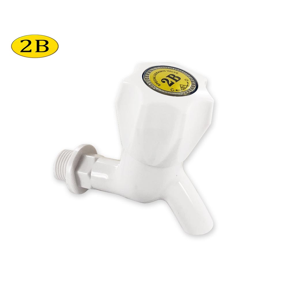 2b 1/2" Thread Size Faucet Round Handle Hose Bib Water Tap PFRH-PB ...