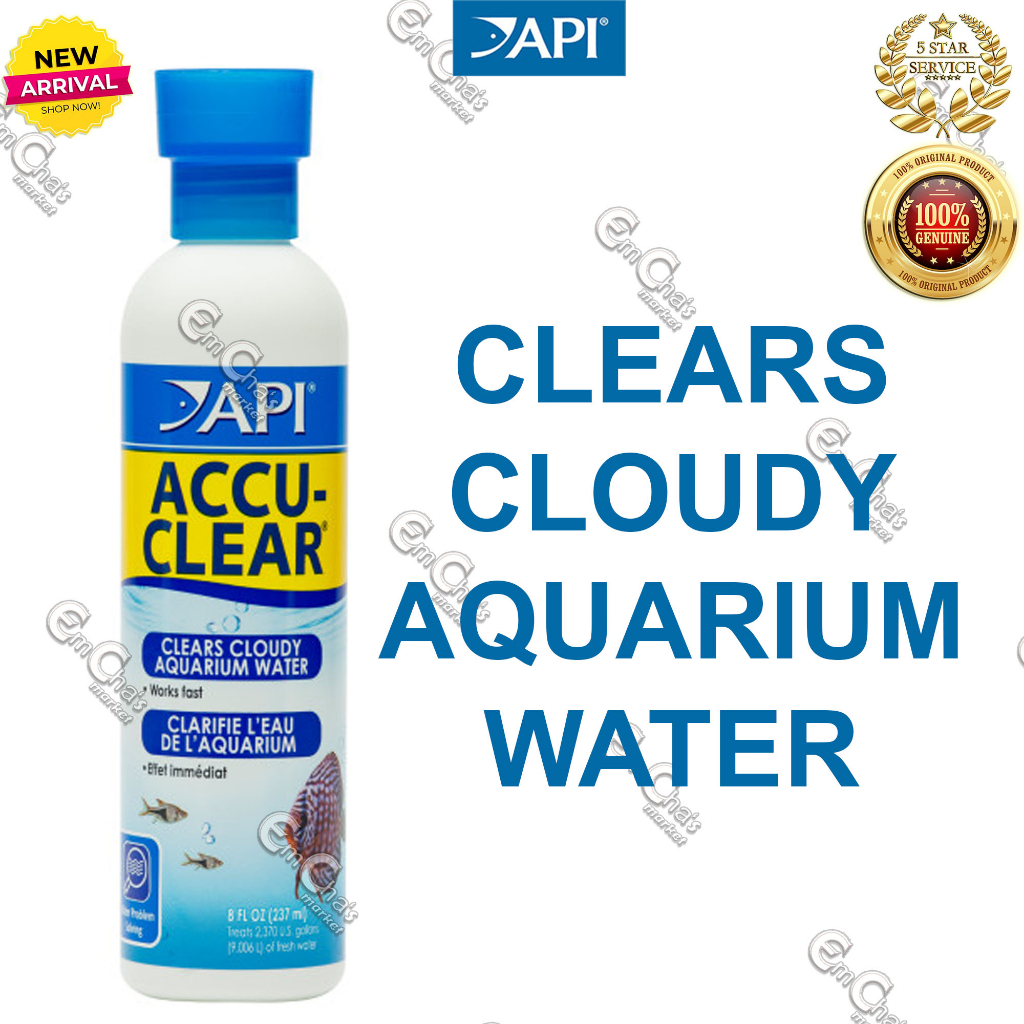 API Accu-Clear 4oz Aquarium Clarifier Aquarium Cloudy Tank Solution ...