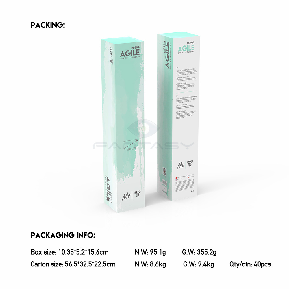 Fantech Gaming Mousepad AGILE MP904 Anti-Slip Rubber Base Superior ...