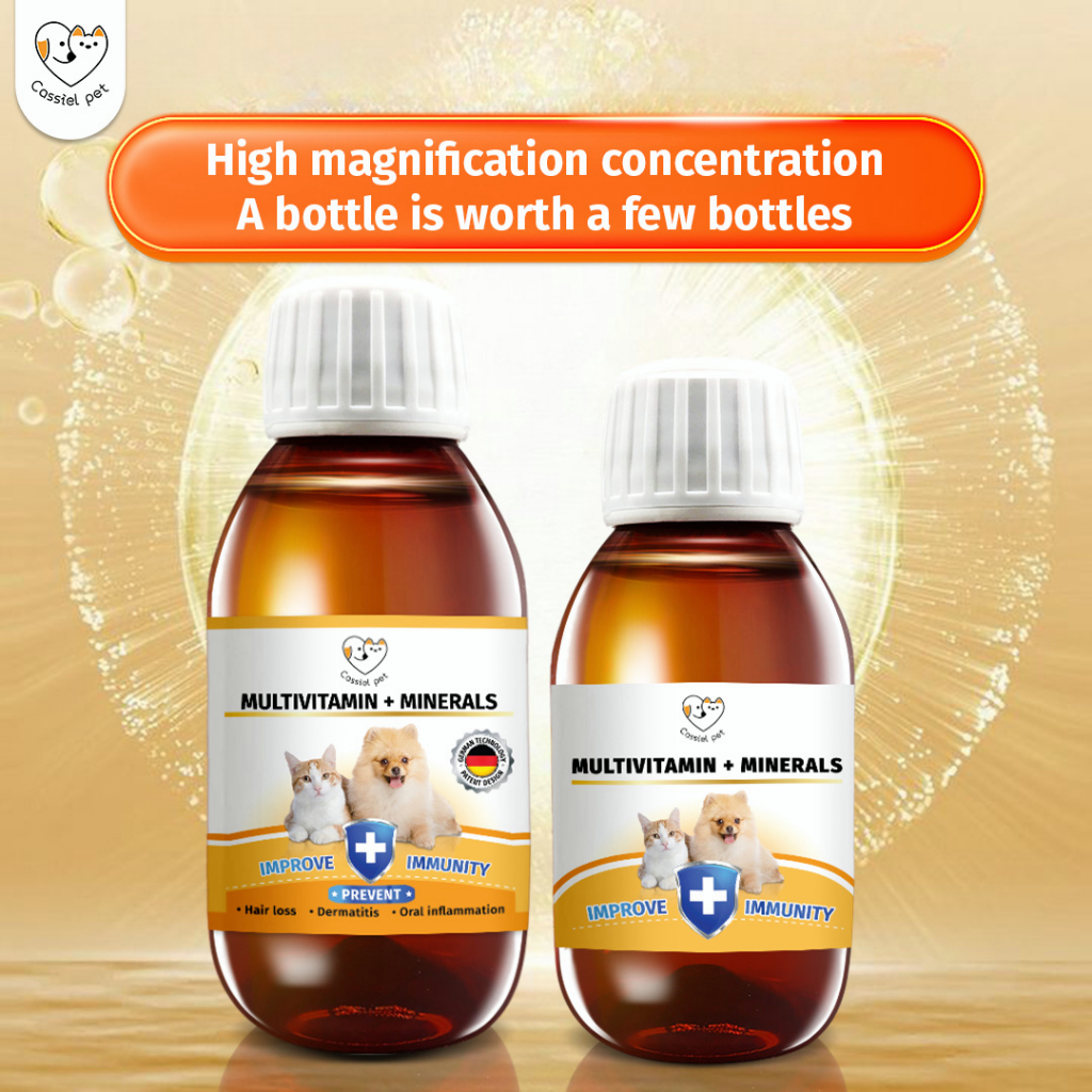 Cassiel Pet Multivitamins Supplement To Appetite Booster Vitamins Pet ...