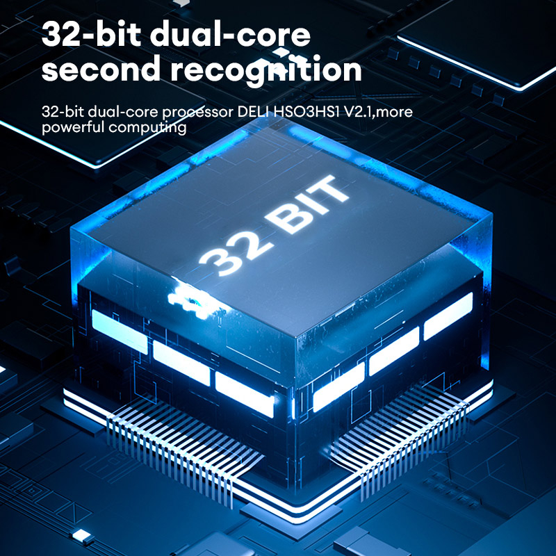 Deli Face And Fingerprint Attendance Machine Mixed Recognition ...