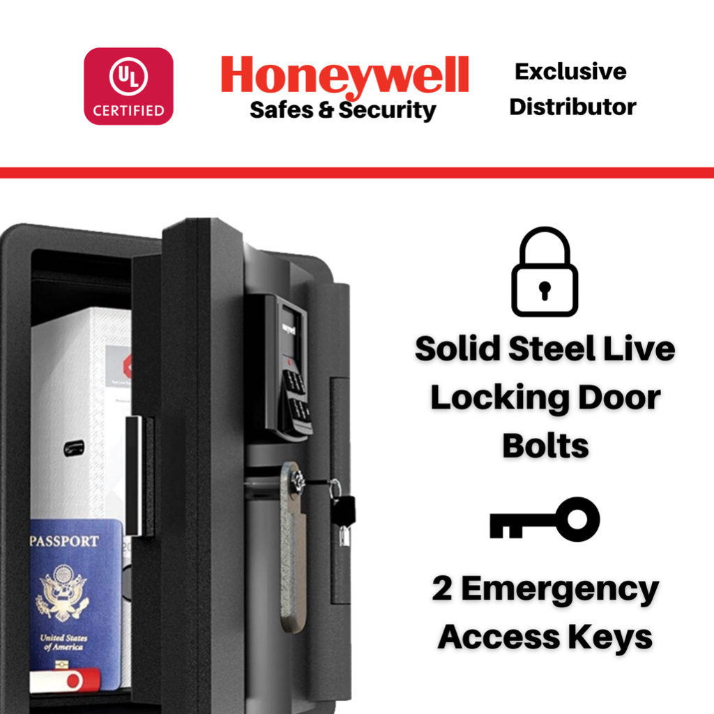 Honeywell Safe 2901 Waterproof Fire and Security Safe Vault Box ...
