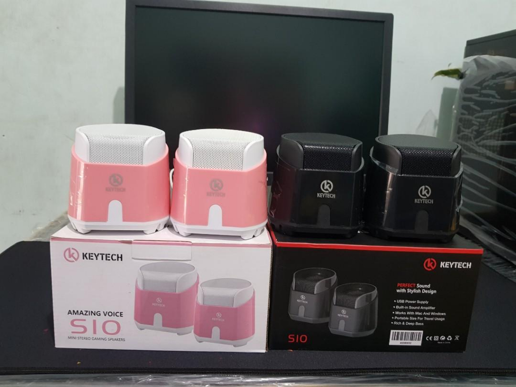 KEYTECH S10 High Quality Mini Portable Wired Speaker Great Bass Stereo ...