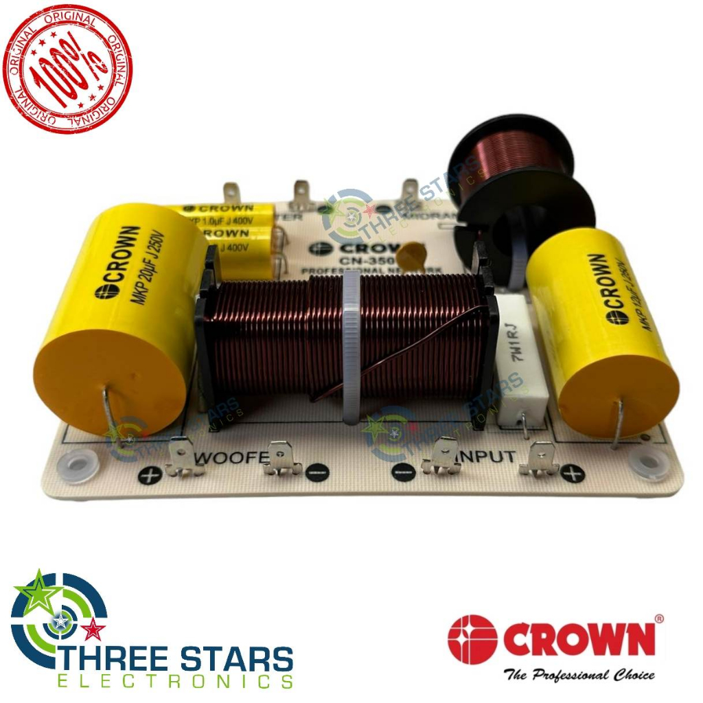 Original 1pc. Crown CN-3500 500W 3 Way 8 Ohms Crossover Dividing ...