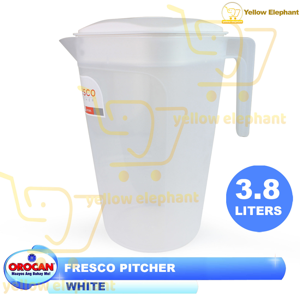 Orocan Fresco Pitcher w/ cover 3.8 & 2 LITERS | Shopee Philippines