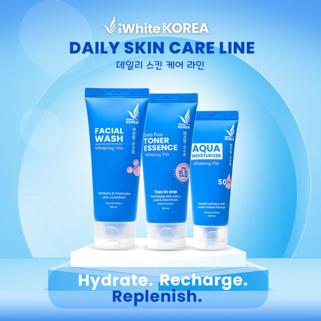 iWhite Korea Facial Wash Whitening Vita 90ml Whitens & Improves Skin ...