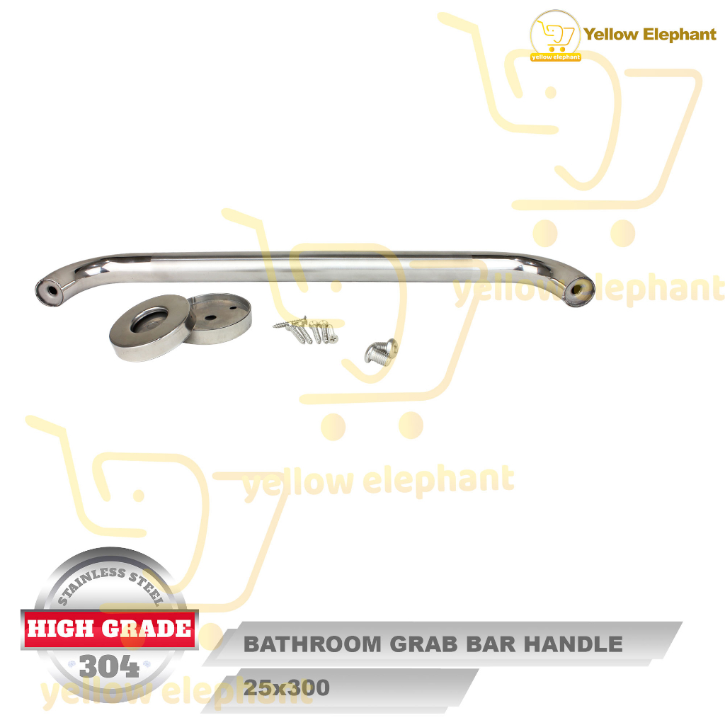 Grab Bar Handrail Stainless Steel 304 / PWD Handle Balance Bar Anti ...