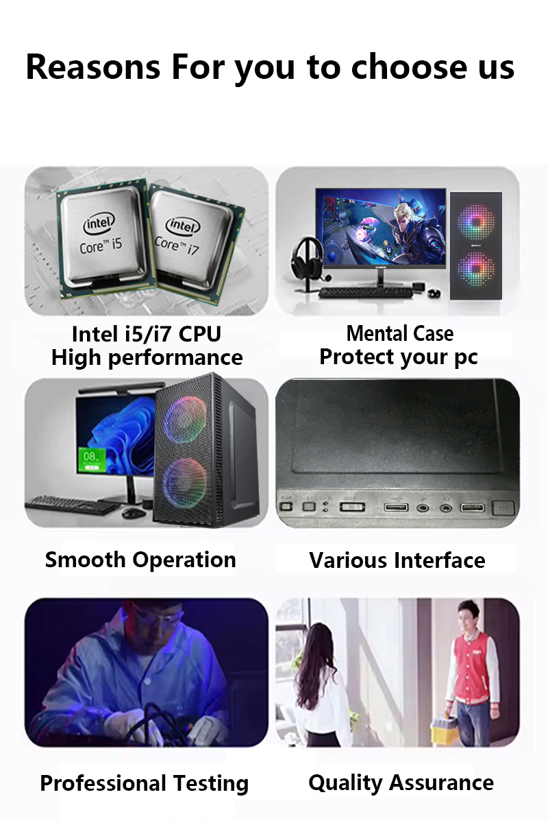 Intel Core i5 / i7 Desktop Computer Quad-Core 8 Thread 16GB RAM 512GB ...