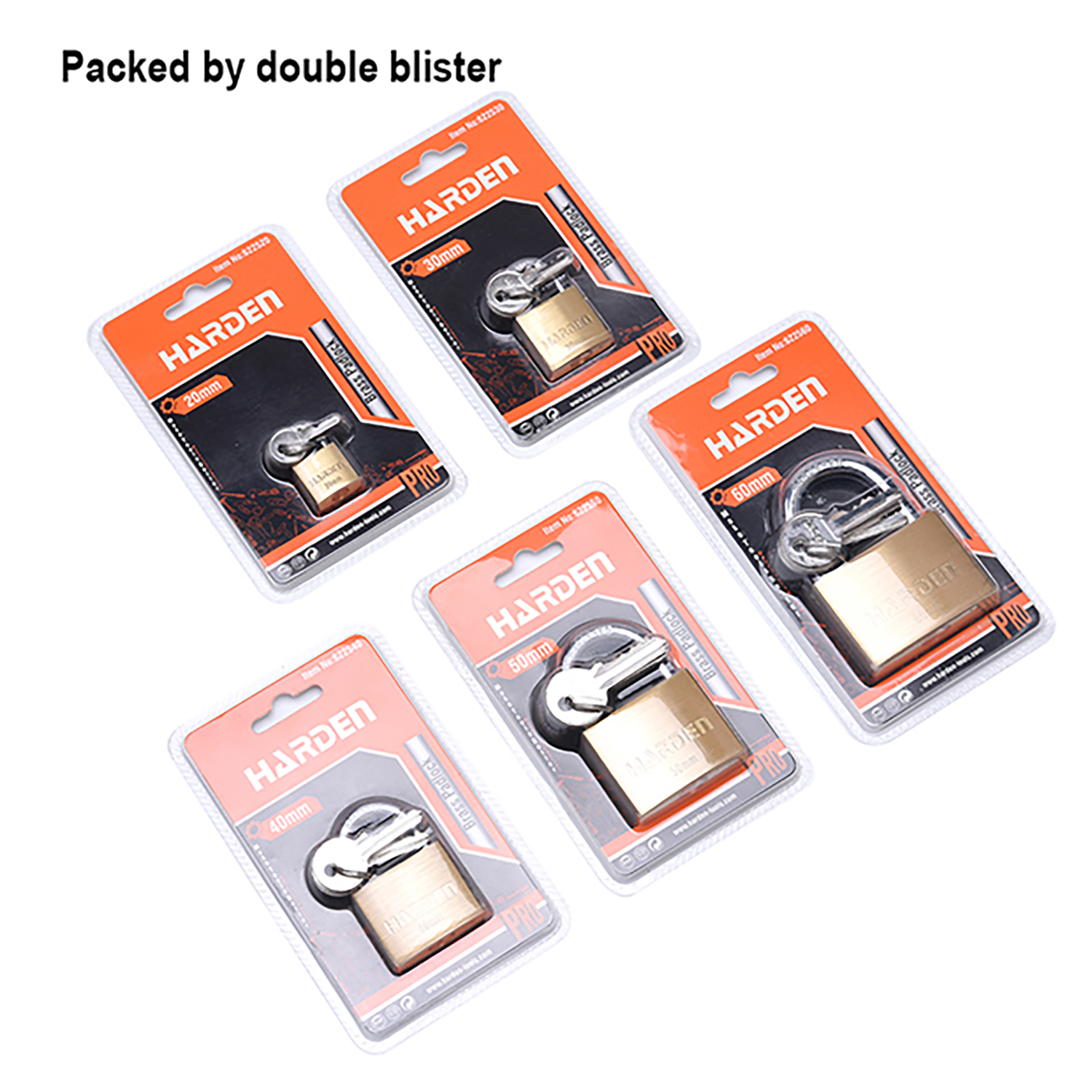 Harden 20mm - 50mm Brass Padlock Heavy Duty Lock | Shopee Philippines