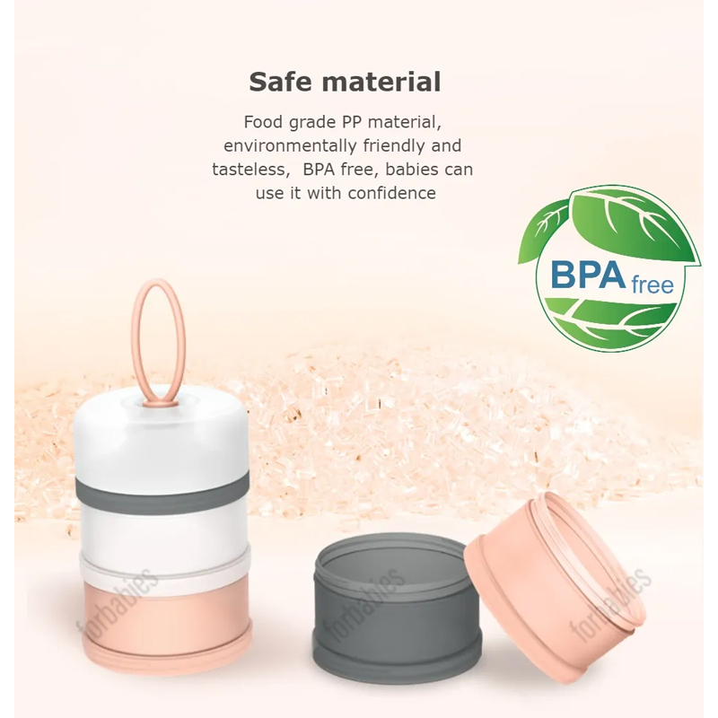 4 Layer Milk powder Dispenser Bottle Portable baby Moisture-proof Milk ...