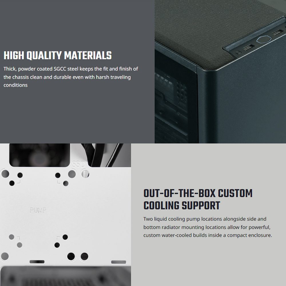 EasyPC| Coolermaster Master NR200P Mini ITX Tempered Glass Gaming PC ...