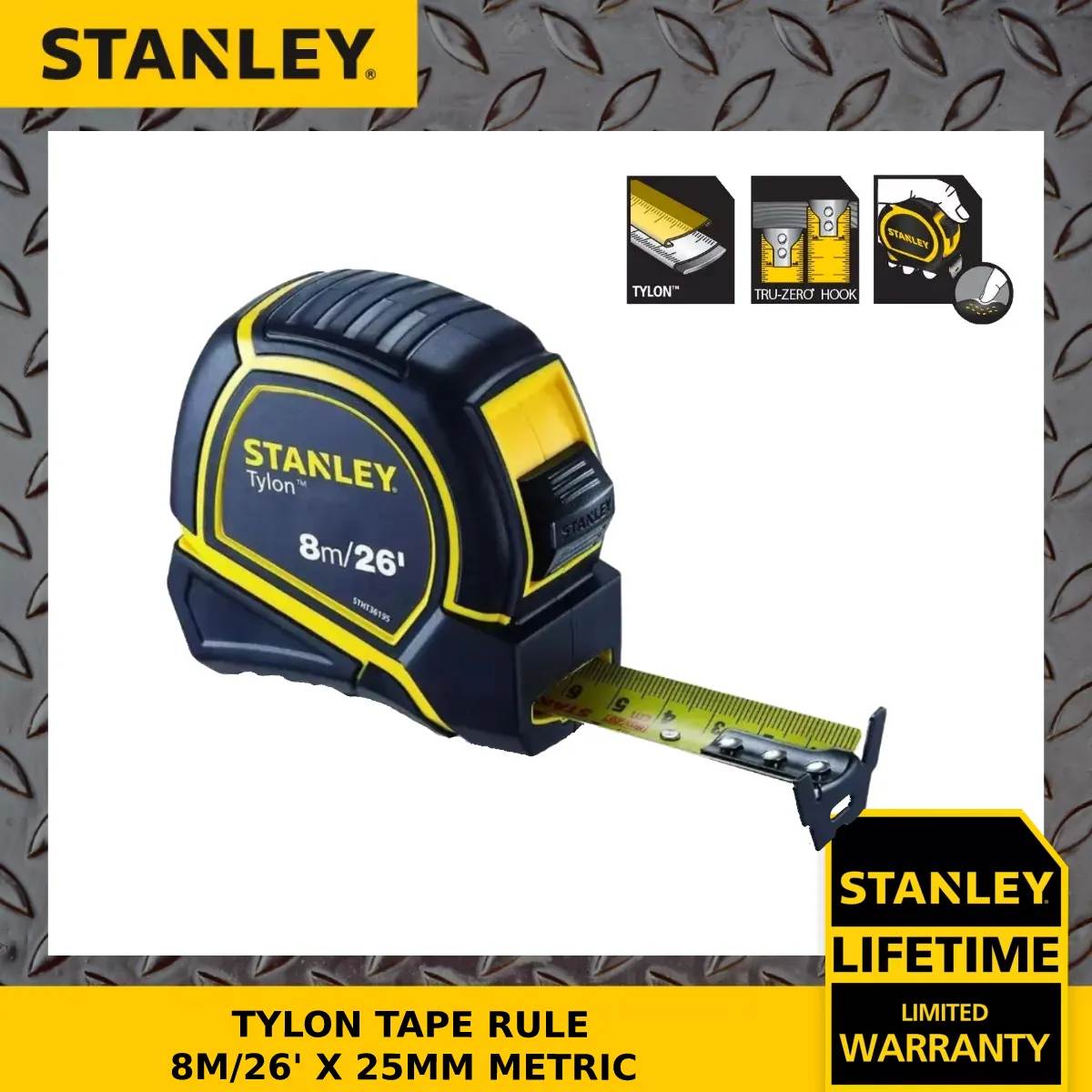 Stanley Tape Rule Tylon Measuring 8M STSTHT36195 | Shopee Philippines