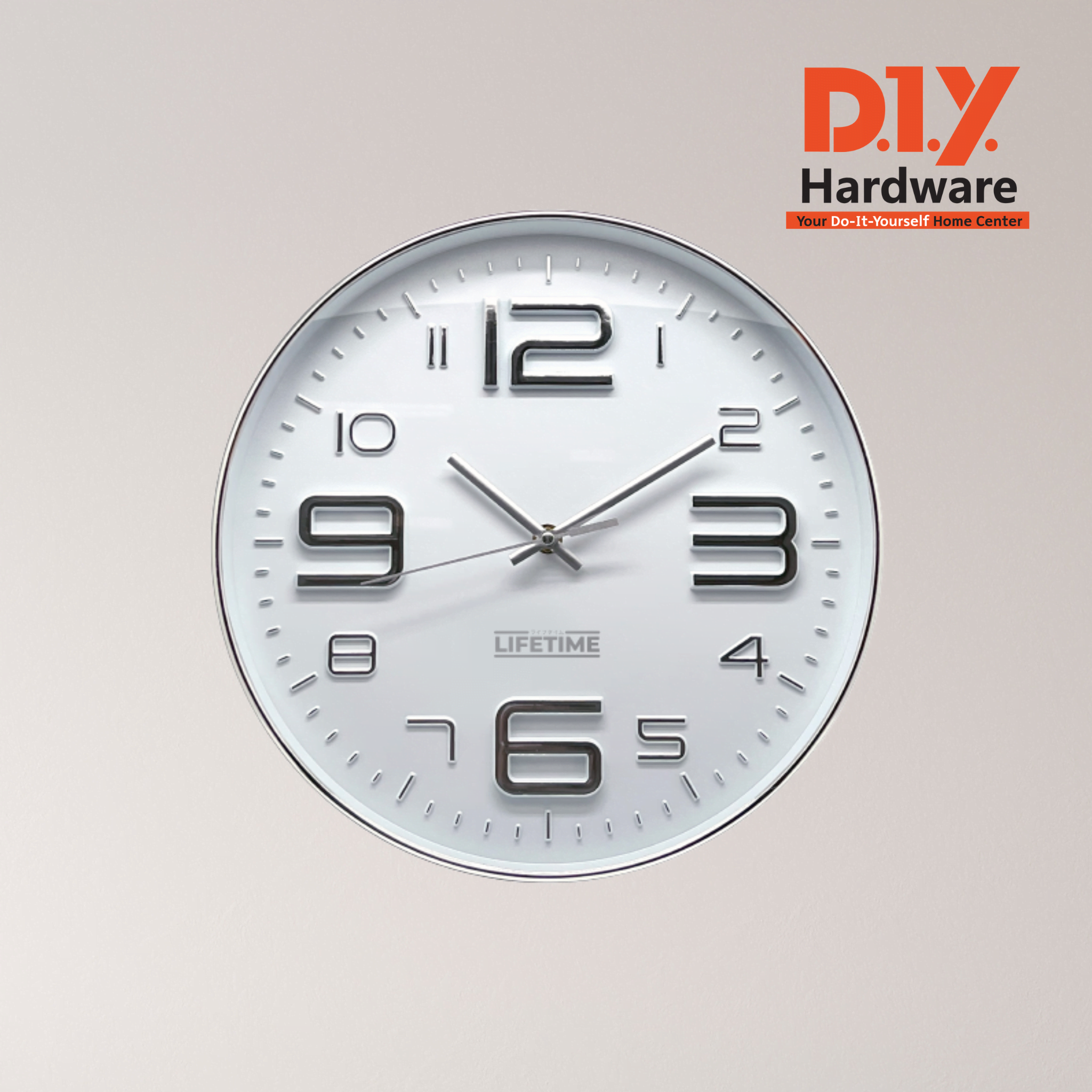 Lifetime Round Modern Wall Clock 12" 6047 | Shopee Philippines