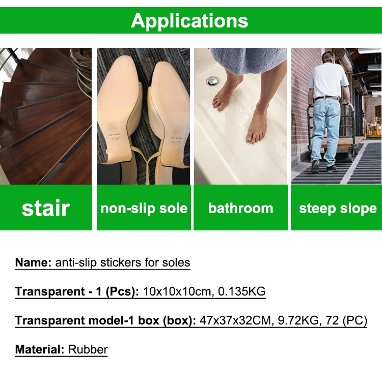 Shoe Sole Sticker Protector | Self Adhesive Anti-Slip Frozted Sole ...