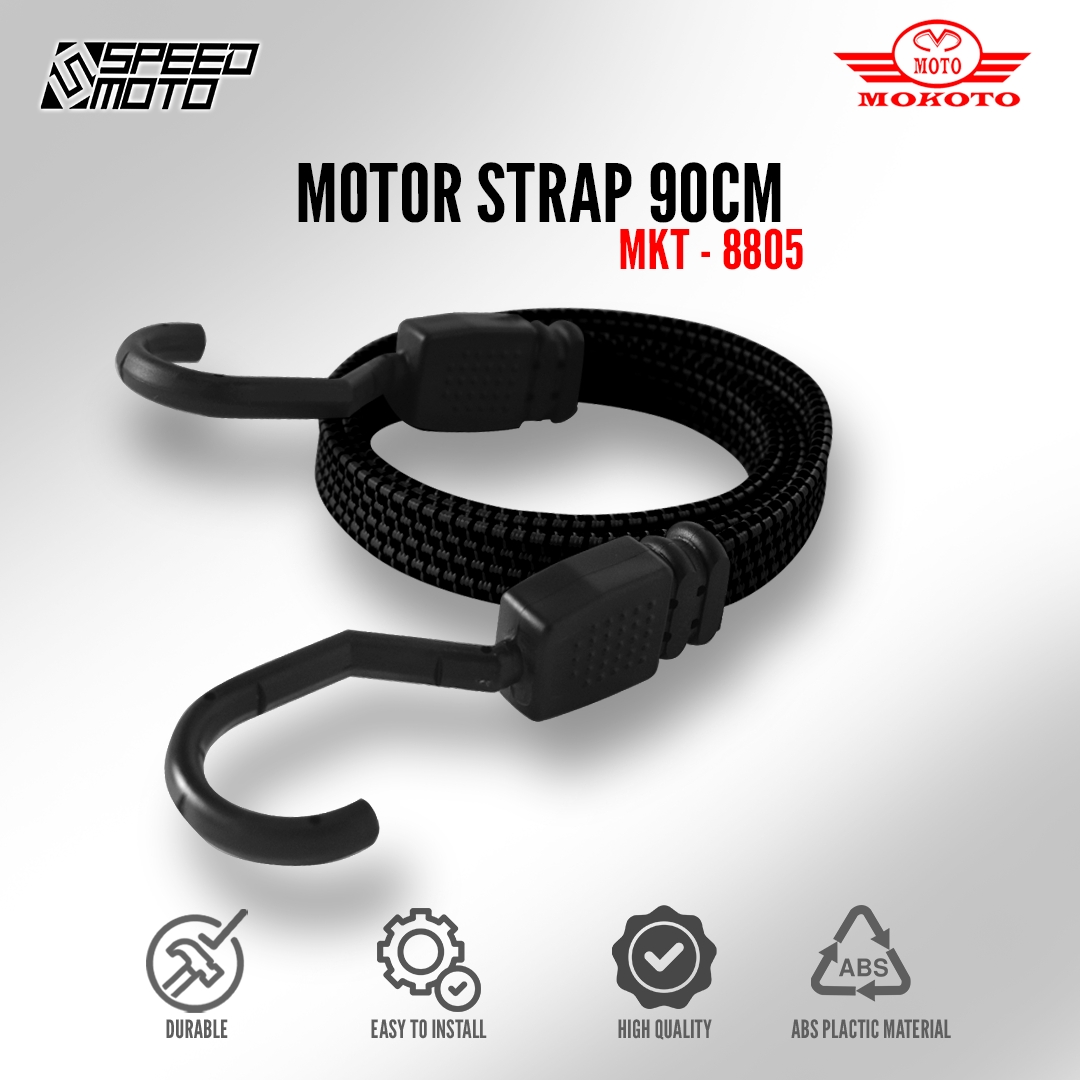 MOTOR STRAP MKT-8805 ELASTIC AND STRETCHABLE LUGGAGE ROPE WITH ROPE ...
