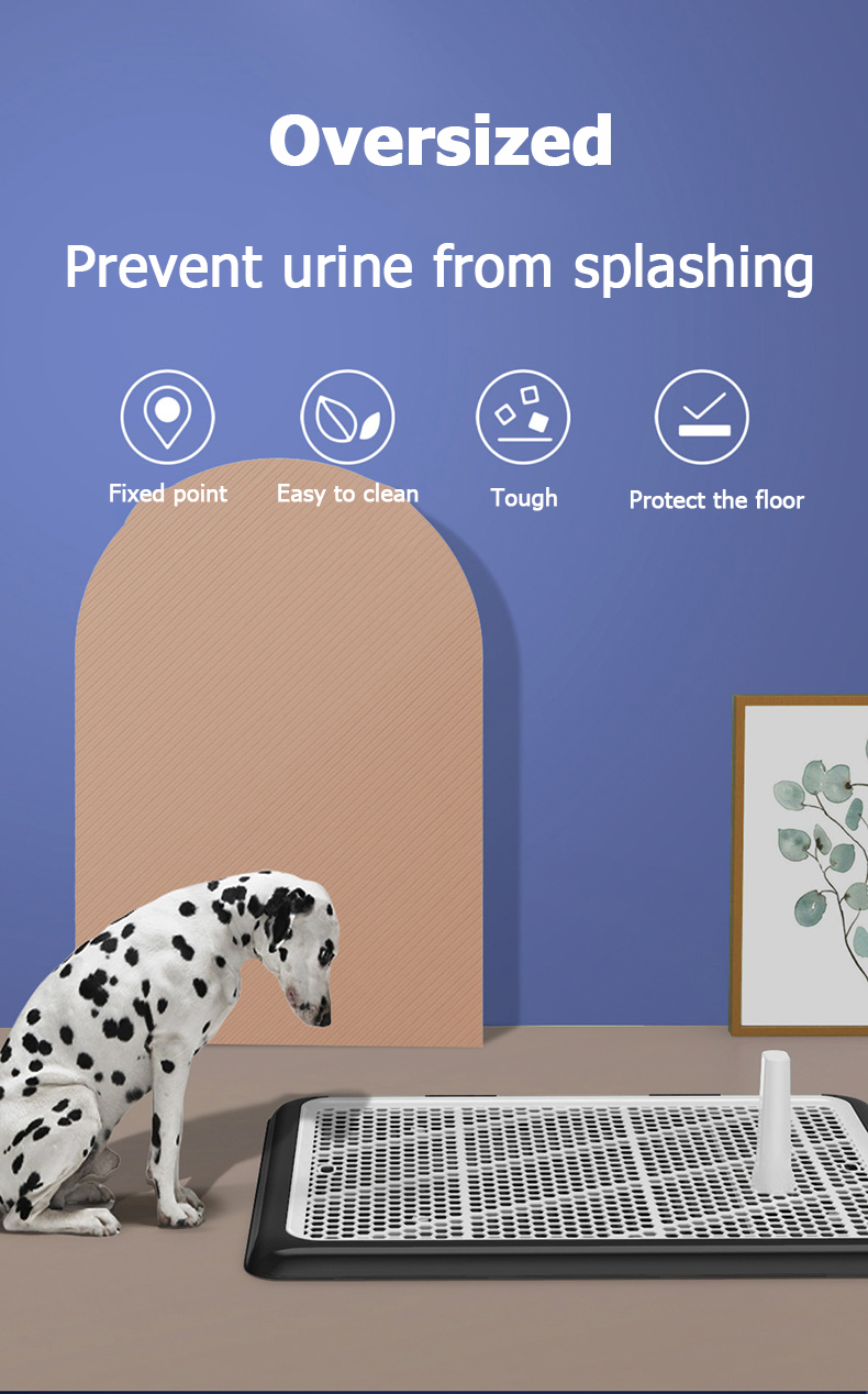 Dog Training Potty,Portable Non-slip Big Size Pet Urine Tray Indoor ...