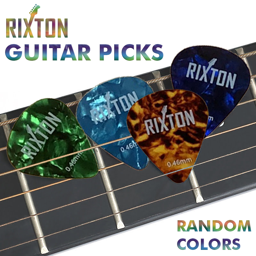 RIXTON Guitar Random Picks Plectrum Celluloid Electric Smooth Guitar ...