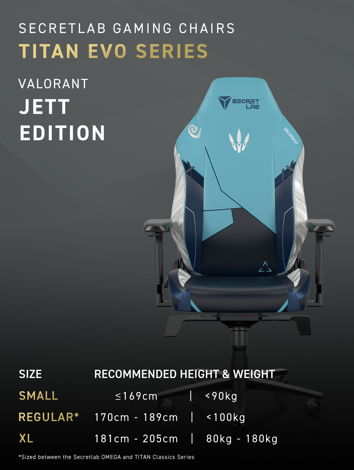 Secretlab TITAN Evo Gaming Chair—Valorant Jett | Shopee Philippines
