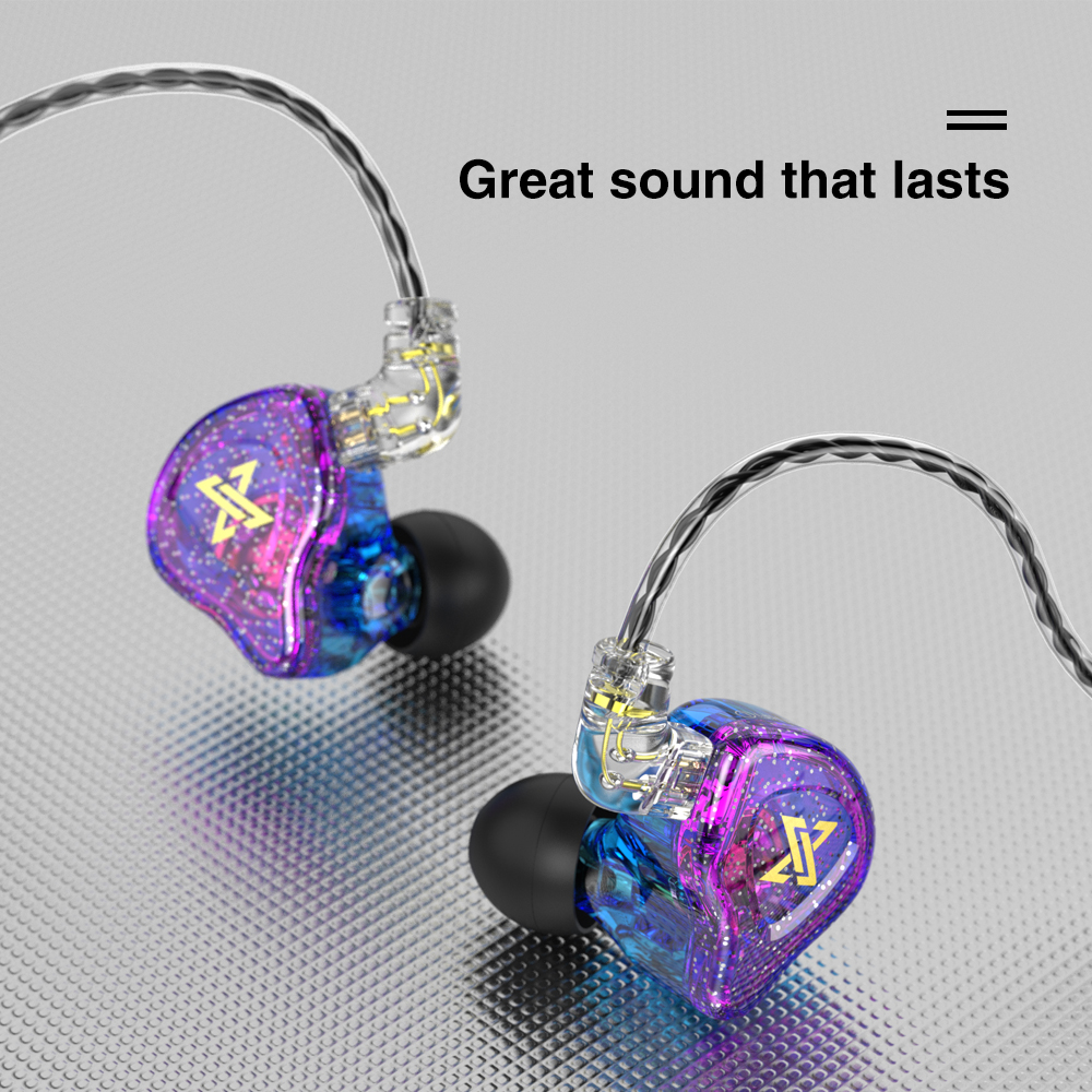 QKZ 1DD HIFI Bass Earphone Sport Noise Cancelling Headset with ...