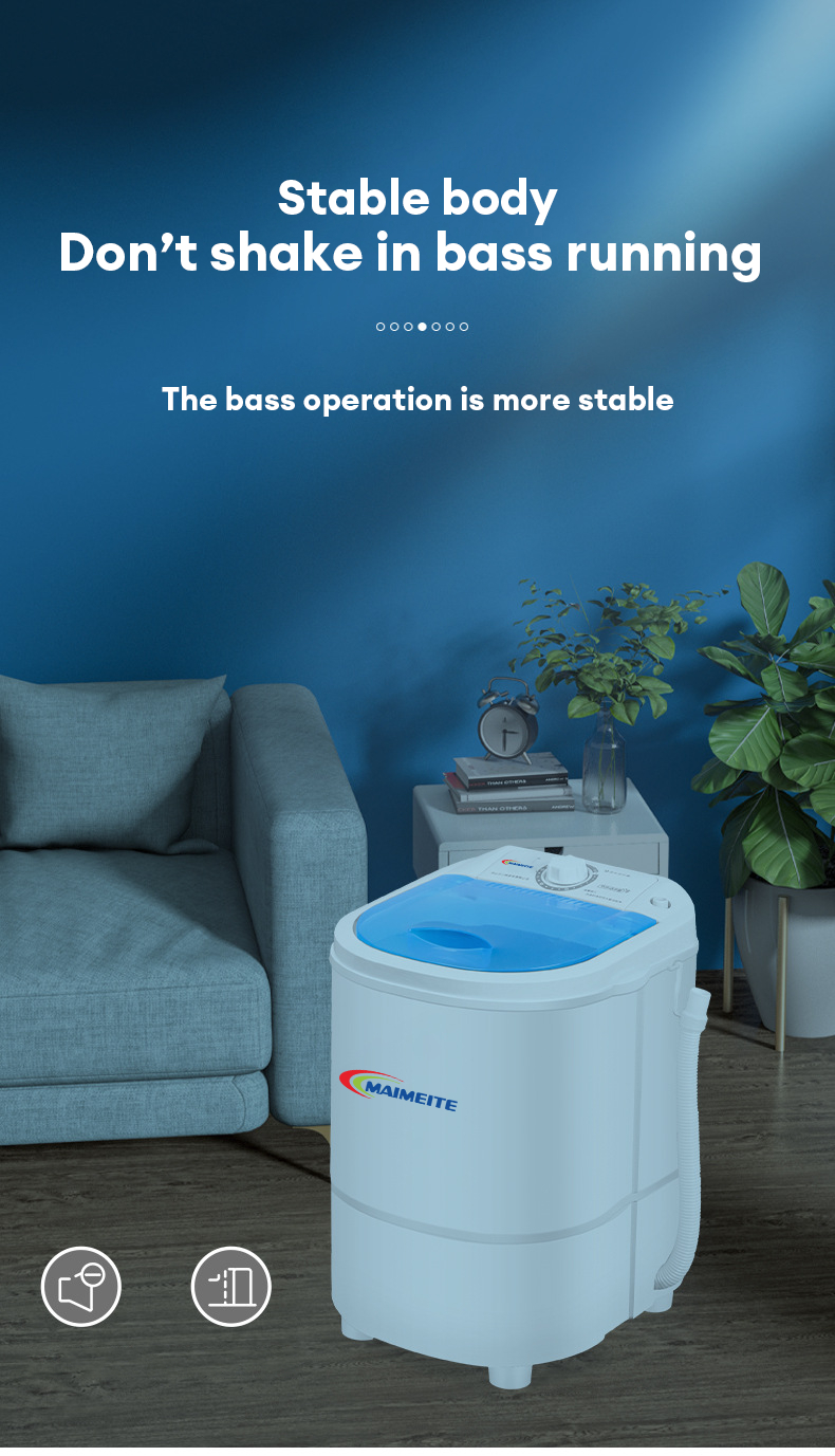 MAIMEITE Mini Portable washing Machine Machine Automatic Sterilization ...