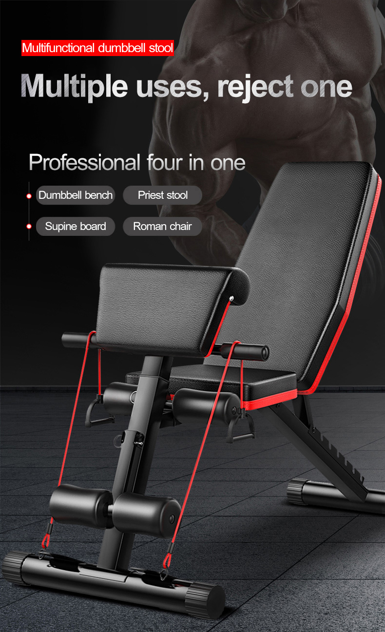 #COD Adjustable Bench Press Chair Dumbbell Bench Gym Bench Sit-up bench ...