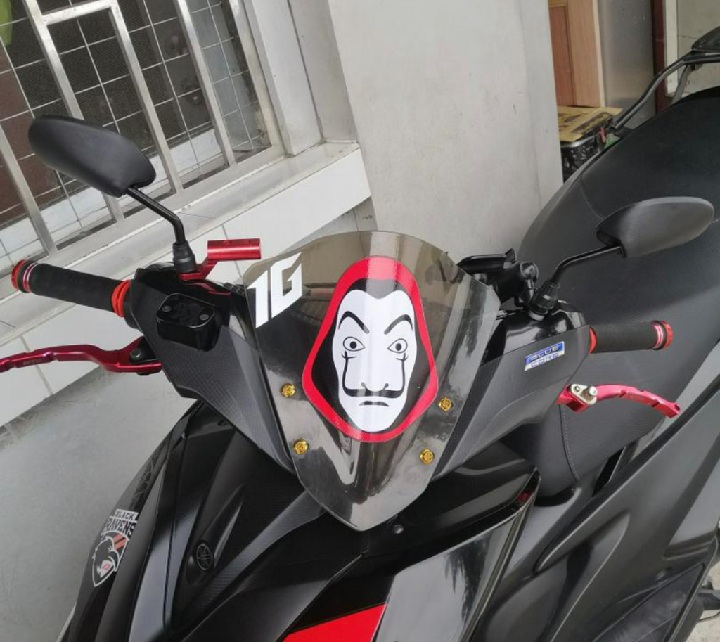 Motorcycle Side mirror stock Small (Pair) | Shopee Philippines