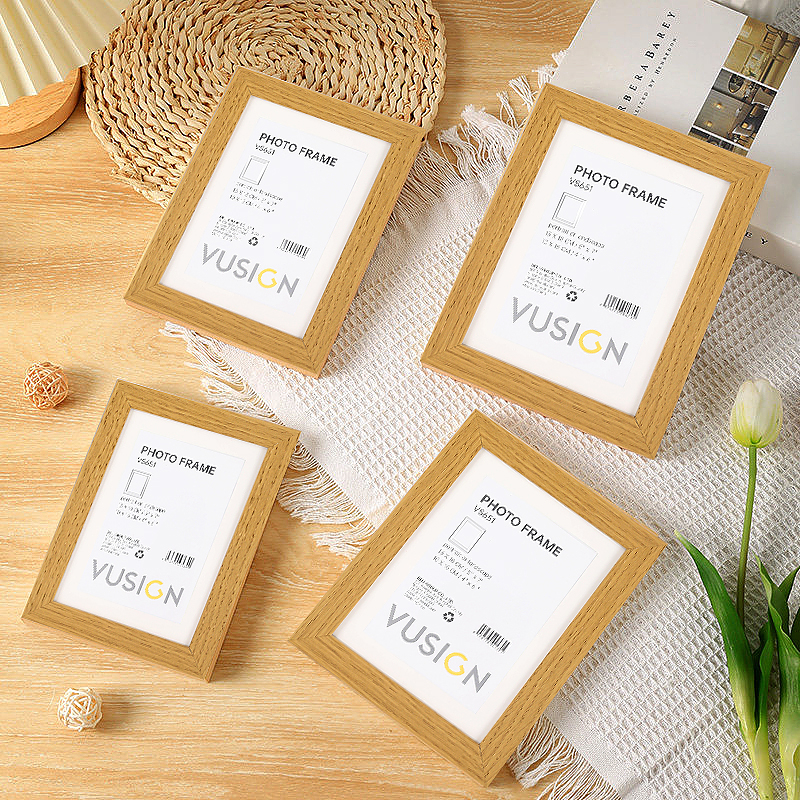 Deli Vusign 4PCS Photo Frame Wall Decor Picture Frames Wooden Picture ...