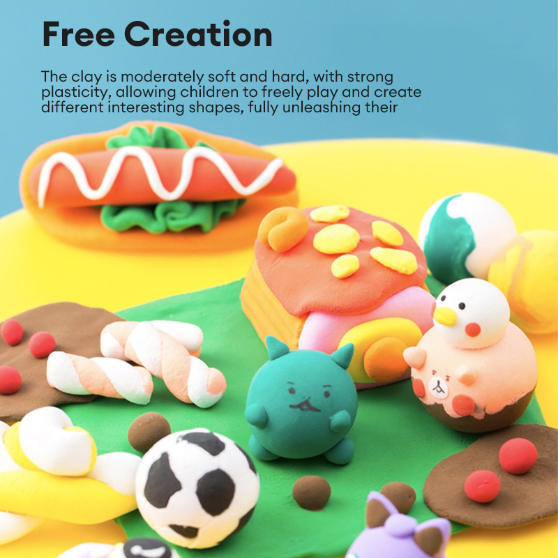 Deli 24Colors Play Dough Colored Clay Set 67825 | Shopee Philippines