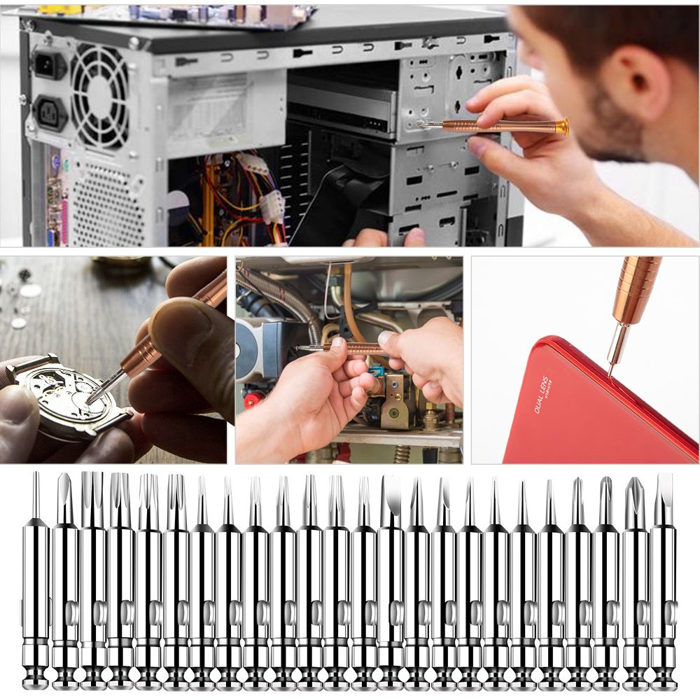 25 in 1 Precision Screwdriver Set Repair Screw Driver For iPhone Mobile ...