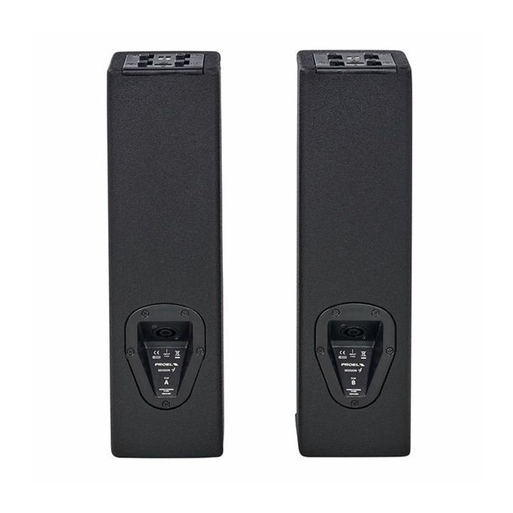 PROEL SESSION 4 1200W 3-Channel Active Portable Vertical Array System ...