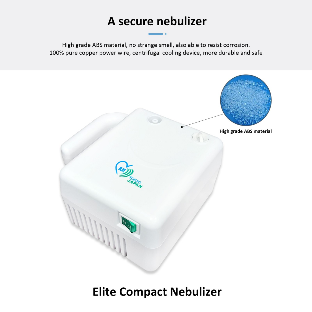 Indoplas Elite Compact Nebulizer With Accessories | Shopee Philippines