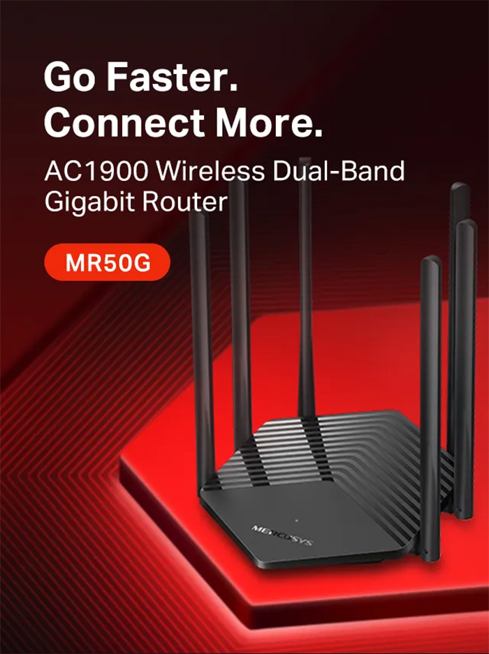 Mercusys Official | MR50G | AC1900 | Home | Office | Dual-Band ...