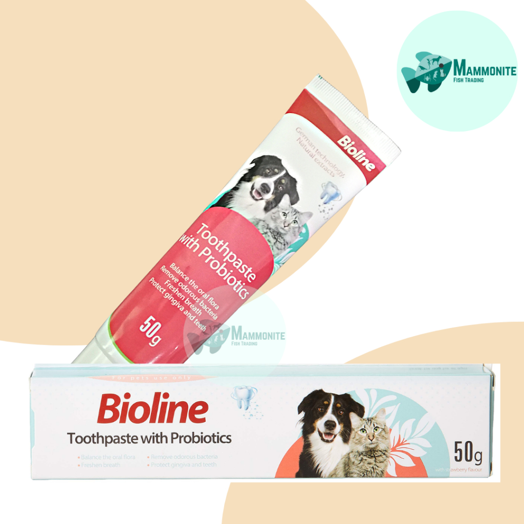 Bioline Pet Toothpaste with Probiotics - 50 Grams (Toothpaste only ...