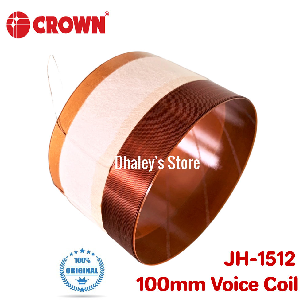 Original Crown JH-1512 Voice Coil / JH`1512 Speaker Coil 100mm | Shopee Philippines