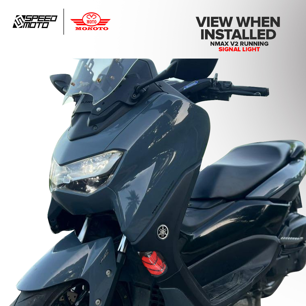 MOKOTO YAMAHA NMAX V2 RUNNING SIGNAL LIGHT LED INDICATOR TURN FLASHER ...