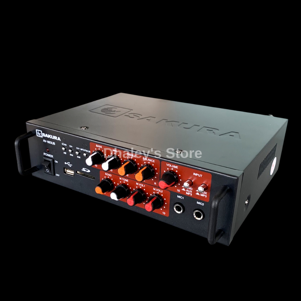 Original Sakura AV-993UB 100watts 5.1 Channel Amplifier BT/USB/SD/FM Karaoke Amplifier AV993UB ...