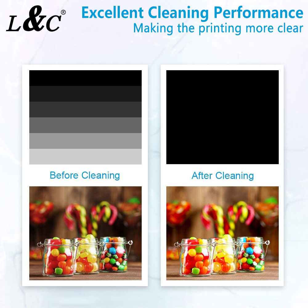 L&C Cleaning Solution For Inkjet Printer & Syringe With Hose Bundle ...