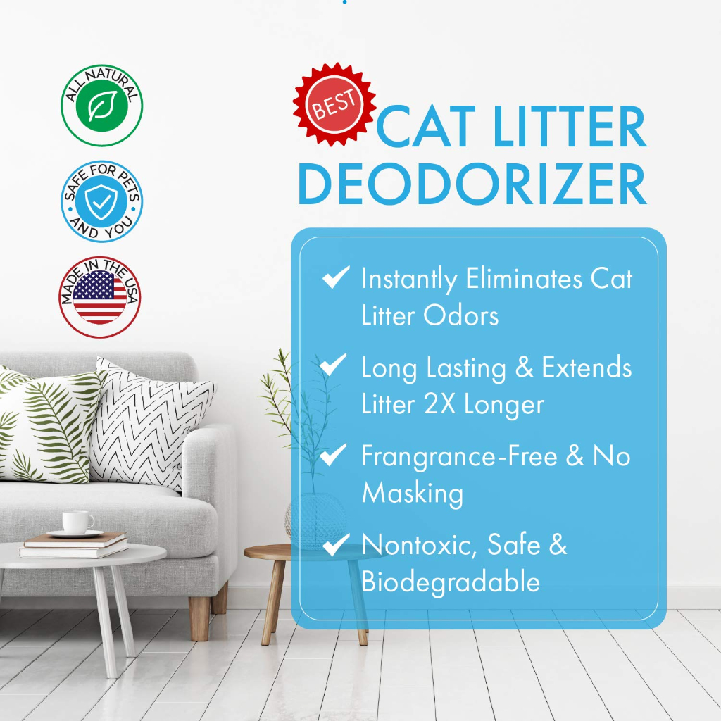 Cat Litter Box Deodorizer Pet Deodorant Biological Enzyme Cats And Dogs ...