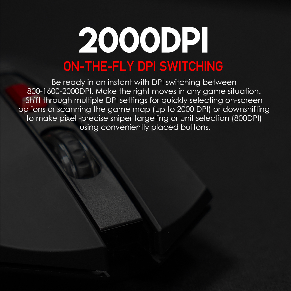 Fantech Raigor II WG10 Wireless Gaming Mouse 2000 DPI 2.4 Ghz Pro ...