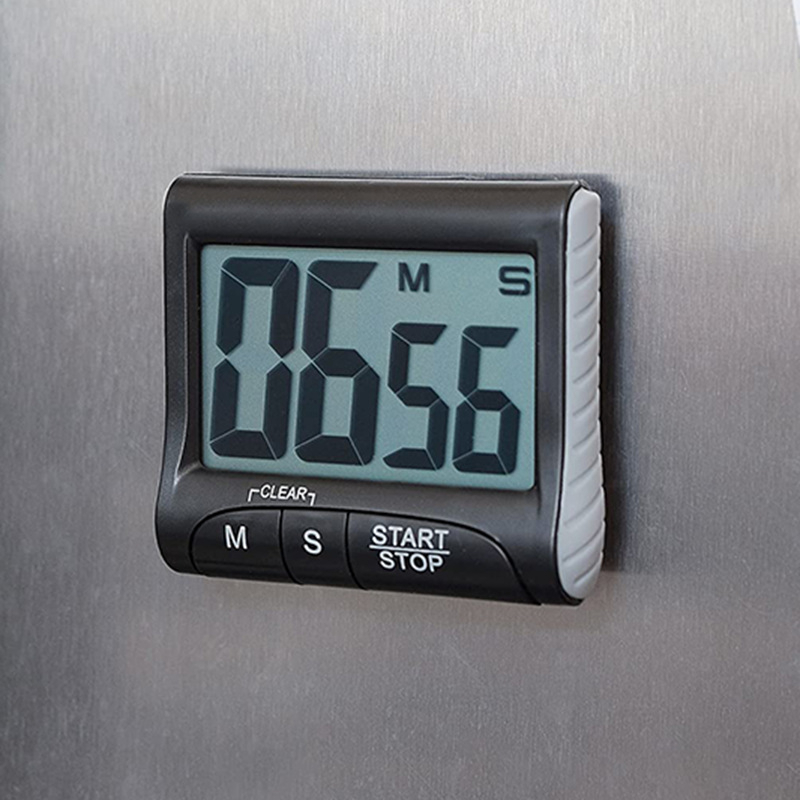 LCD Digital Kitchen Cooking Timer Big Digit Timer Count-Up Down Clock ...