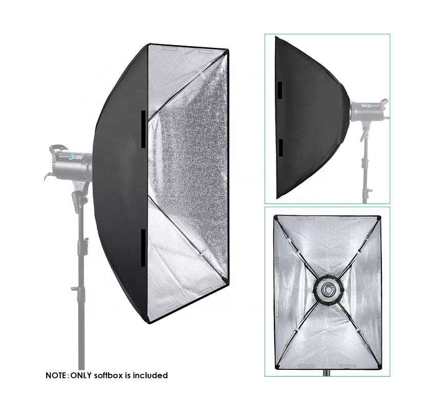 60X90cm Softbox Bowens Mount Softbox Photography Continuous Light ...