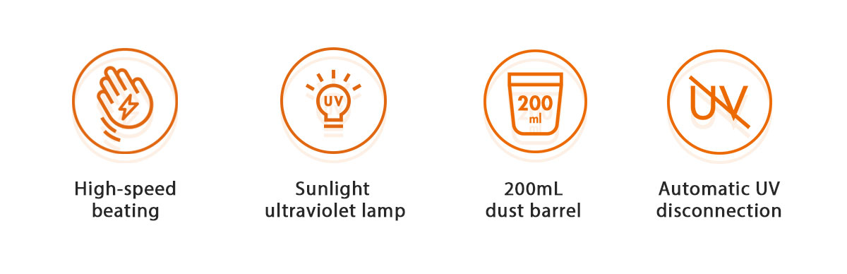 Gaabor Handheld Dust Mite Vacuum Cleaner For Home Mattress Cleaning ...