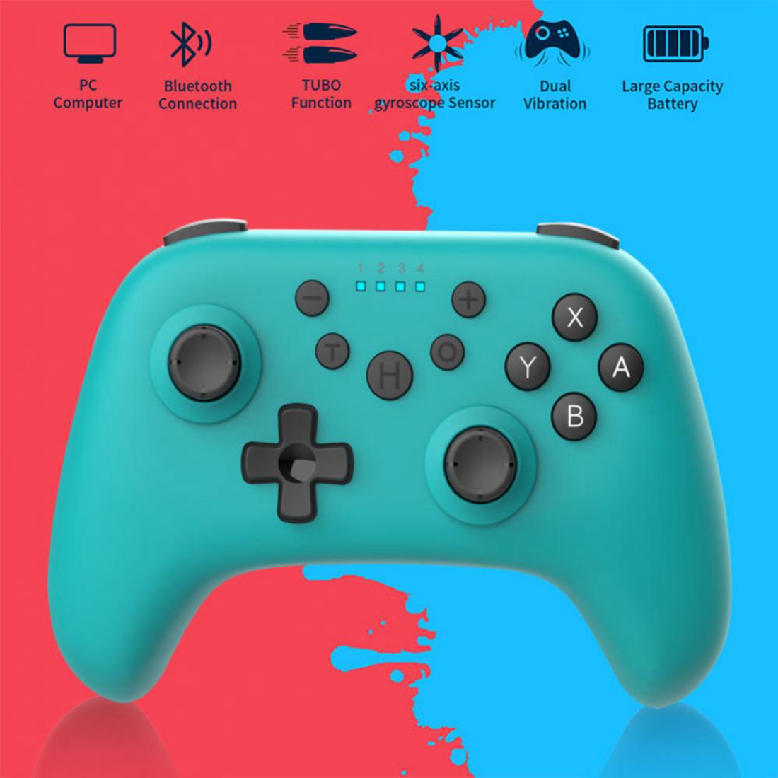 ipega T30 Mini Wireless Gamedpad Bluetooth Game Controller 6 Axis ...