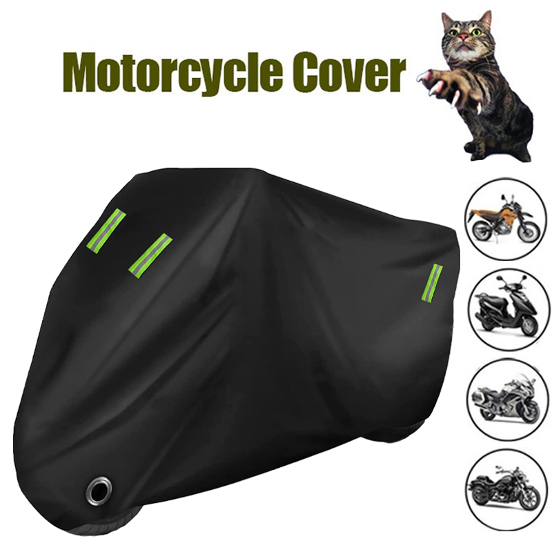 Motorcycle Waterproof 3 layer Cover Rain and Dust UV Cover Motor ...