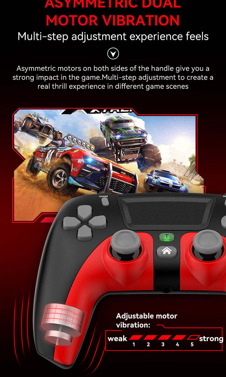 Ovleng P08 Wireless Gamepad Gaming Controller Compatible With P.4, P.3 ...